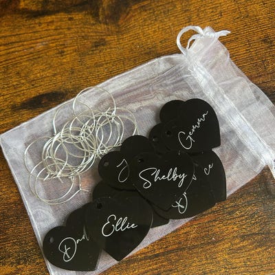 Wooden Place Names Wedding Name Tags Rustic Place Setting Wedding ...