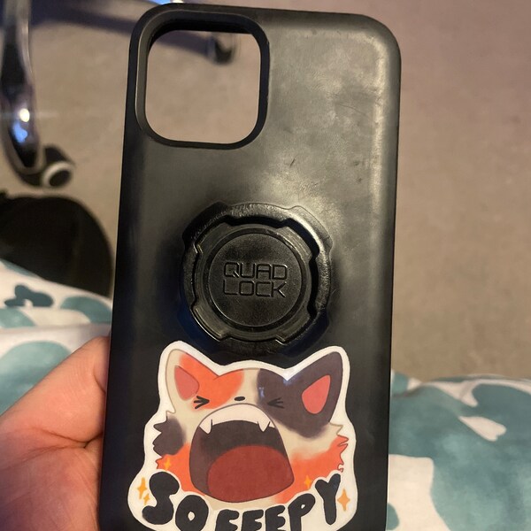 Holographic Gojo Cat Sticker Jujutsu Sorcerer Cute Cat Anime Sticker ...