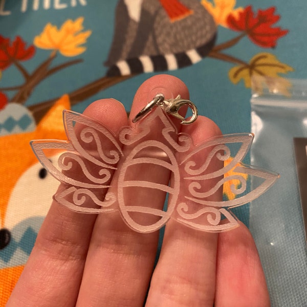 Hallownest Symbol Keychain, Charm, or Necklace || Hollow Knight ...