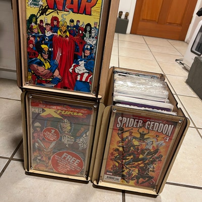 The Original Romany House Wood Comic Book Storage Box Safely Store ...