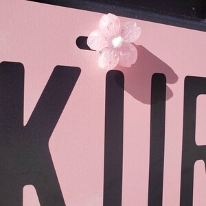 Pink Sakura Cherry Blossom Rear View Mirror Charm, Pink Sakura Rear ...