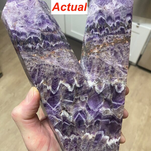 AAA Natural Aquatic Plant Agate Banded Crystal Polished Pendant Palm ...