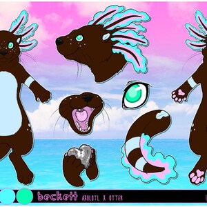 Goat Boy Base Reference Sheet Anthro Furry Art / Instant - Etsy