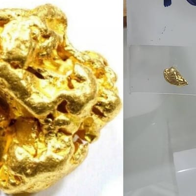 1/2 GRAM Refined Pure 24k Gold .9999 Fine Gold Grain SHOT With BOTTLE ...