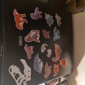 Cretaceous Chonkers Mosasaurus, Original Art, Dye Cut, Hand Cut, Vinyl ...