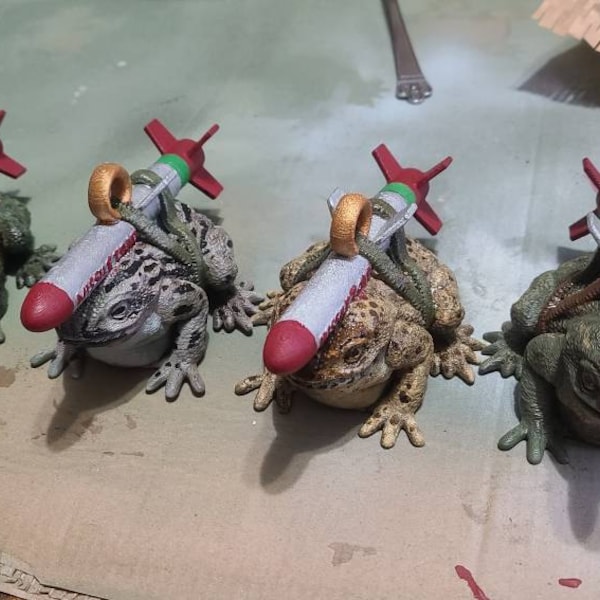 Missile Toad Hanging Ornament, Funny Viral Meme Mistletoe Missiletoad ...