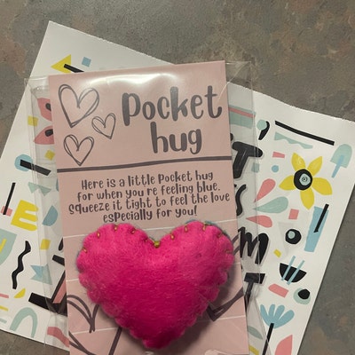 Hand Made Pocket Hug - Etsy