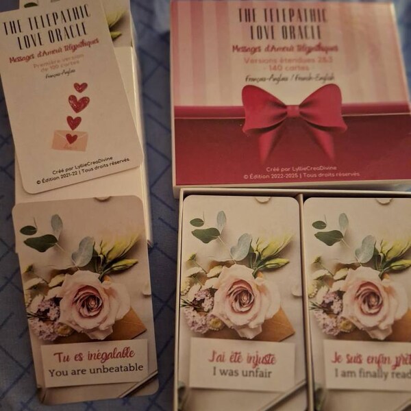 Oracle of Angels and Earthly Guides - 50 Cards in French - Intuitive ...