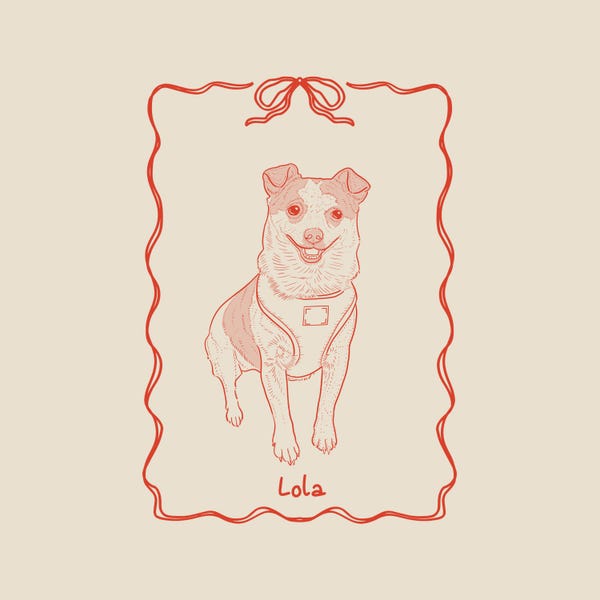 Custom Funky Pet Portrait, Cute Digital Cat Poster, Custom Badly Drawn ...