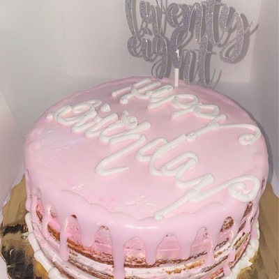 Twenty Seven Cake Topper, Twenty Eight Cake Topper, Twenty Nine Cake ...