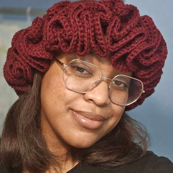 Solid Wavy Hat (choose Your Color) - Etsy