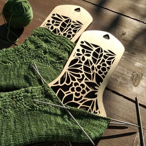 Sock Blockers, Wooden Sock Form, Sock Stretcher, Blocking Hand Knitted ...
