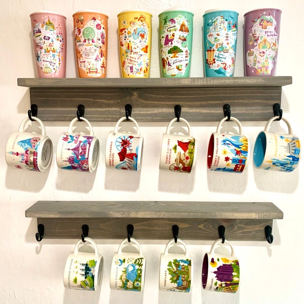 Coffee Cup Holder - Been There - Coffee Cup Rack Hook - You Are Here ...