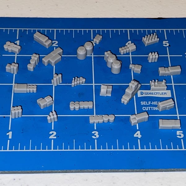 Barber Shop 28mm 40mm Scale Wasteland Survivor Terrain Fantasy Scatter ...