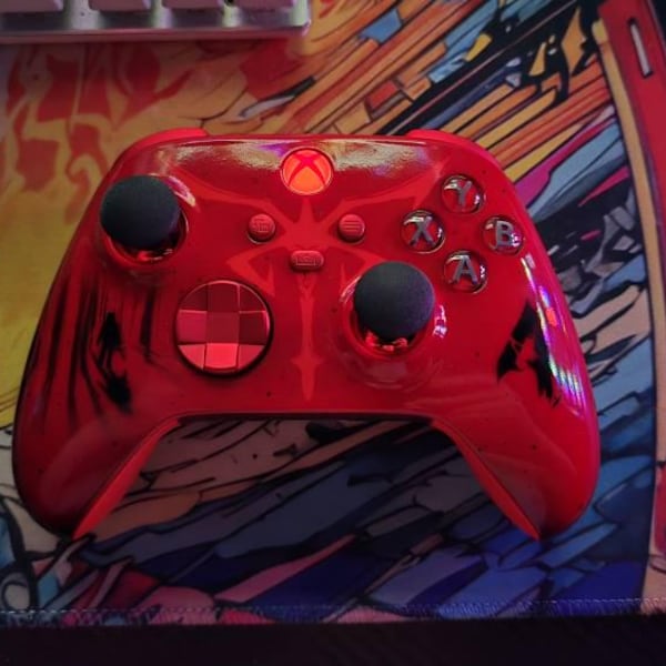 Custom Painted Witcher Themed Controller | Unique Gamer Gift ...