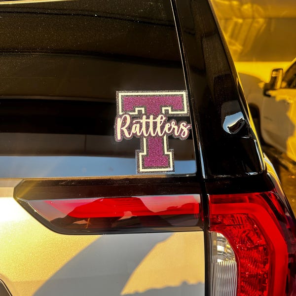 Glitter BIG Varsity Letter Name Stickers & Magnets - Varsity Junior ...