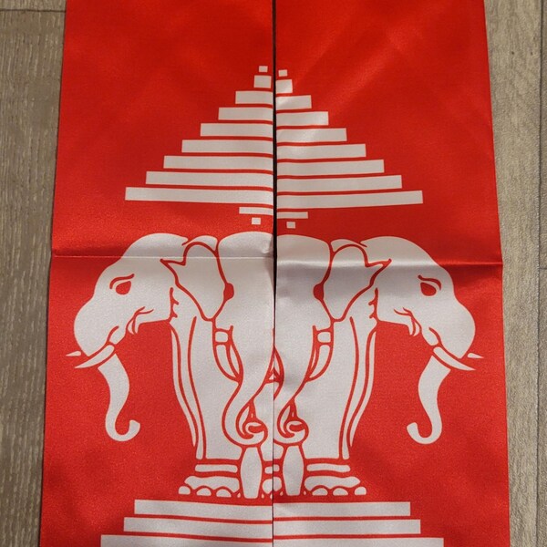 Myanmar Burma Flag Graduation Sash/stole International Study Abroad ...