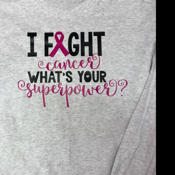 I Fight Cancer Whats Your Superpower SVG, Breast Cancer SVG PNG ...