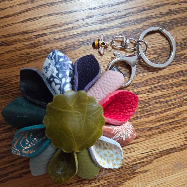 Cherry Blossom Keychain or Purse Charm--large - Etsy