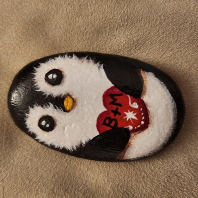 Handmade Painted Pebble Fox Pocket Hug Fox Totem Unique Gift - Etsy
