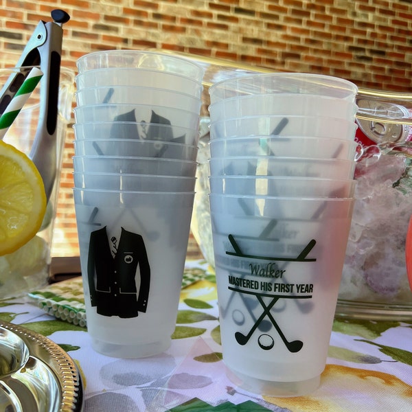Masters Cups, Golf Party Cups, Golf Themed Party, Golf Birthday Party ...