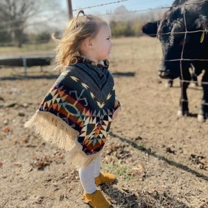 Southwest Style Alpaca Ruana Poncho Hooded Cape Cloak - Etsy