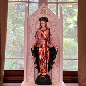 Catholic Clock Shrine - Etsy