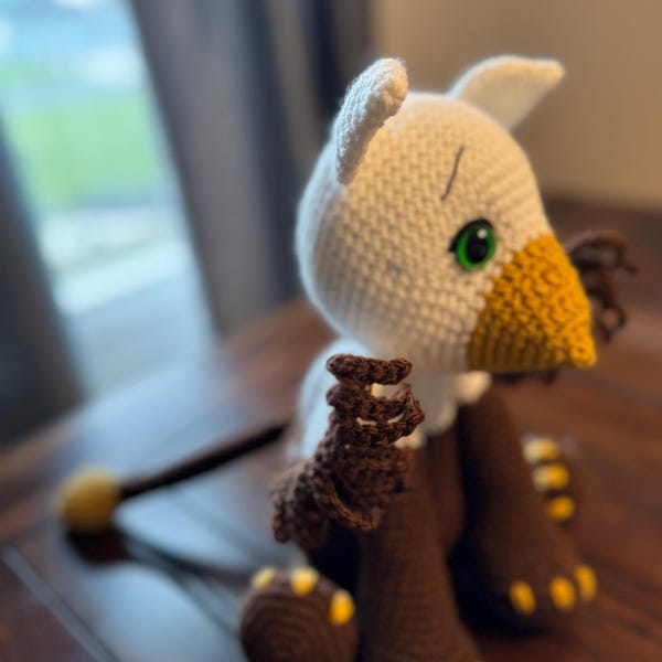 Griffin Crochet Pattern, Crochet Griffin, Amigurumi, Griffin Tutorial ...