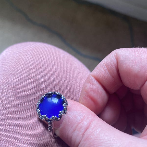 Mood Ring, Silver Mood Ring, Mood Jewelry, Color Changing Jewelry, Moon ...