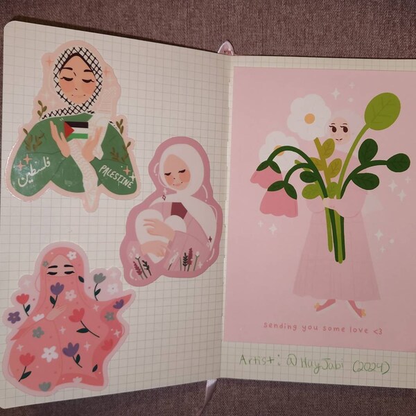 Boba Tea Hijabi - Cute Hijabi Stickers - Islamic Stickers - Cute Hijabi ...