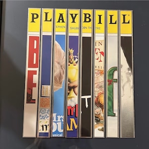 Custom Broadway Playbill Framed Art Collage Personalize It - Etsy