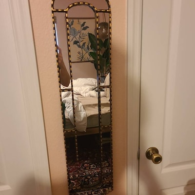 Narrow Rectangular Wall Mirror 35.8, Decorative Long Mirror the Golden ...