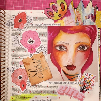 Pokey Out Page Borders borders That Peek Out the Top of Your Journal - Etsy