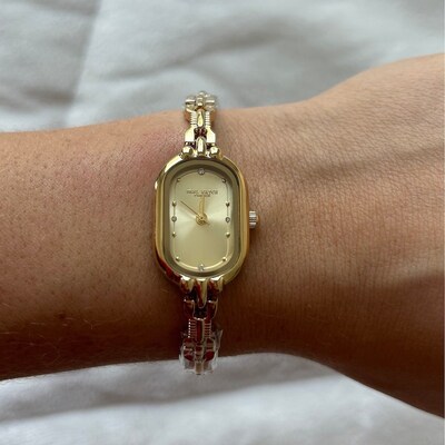 Vintage Gold Watch, Women Watch, Dainty Watch, Jennie B Watch, Small Watch Watch for Women ...