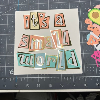 Small World Pastel SVG, Layered by Colour PNG, Cricut Silhouette - Etsy