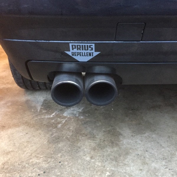 Prius Repellent Funny Bumper Sticker Parody Vinyl Decal JDM Dope Euro ...
