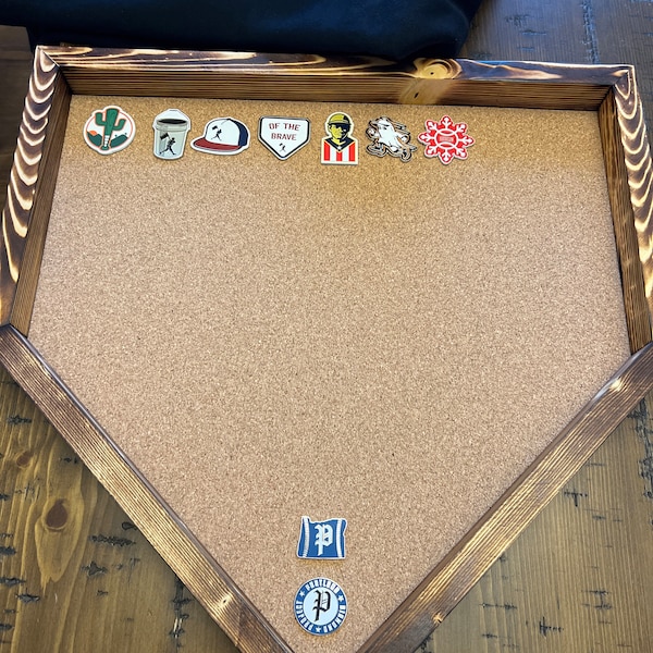 18” Baseball Homeplate Pin Display Case Holder - Etsy