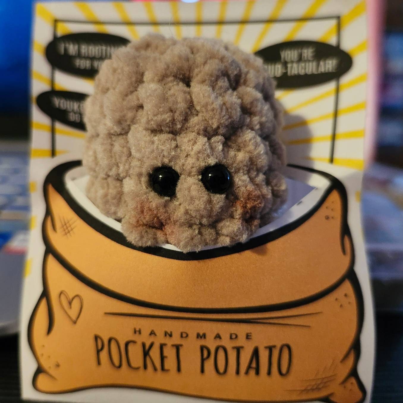 PRINTABLE Pocket Potato Tags labels Crochet Pattern INCLUDED - PDF ...