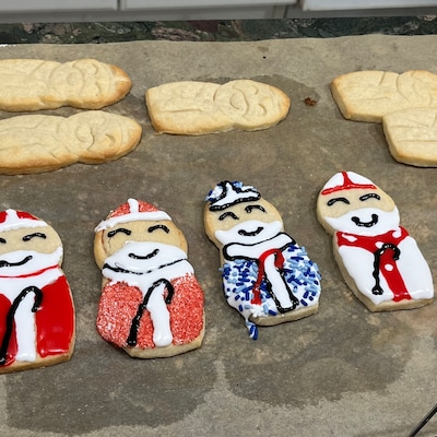 Mary and Baby Jesus Cookie Cutter, Catholic Sugar Cookie, Liturgical ...