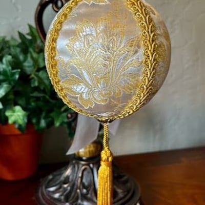 5 Yards 1-3/8 Gold Metallic Net Ribbon, Wide Glitter Ribbon, Glitter ...