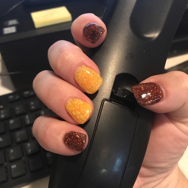 Sunflower- Dip Powder, Dip Powder for Nails, Nail Dip, Glitter Dip ...