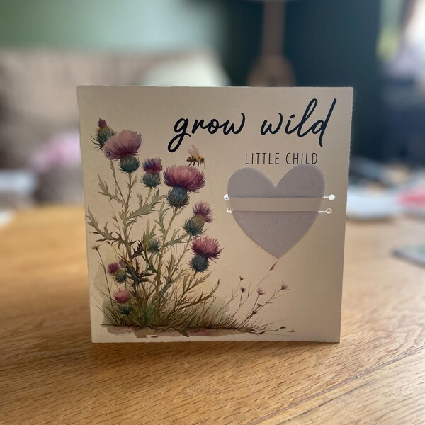 Scottish Blessing Wedding Card With Verse Personalised for the Bride ...