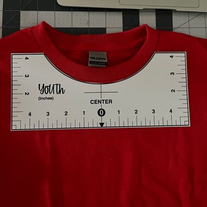Tshirt Ruler Printable Bundle, T-shirt Alignment Tool Template, Tshirt ...