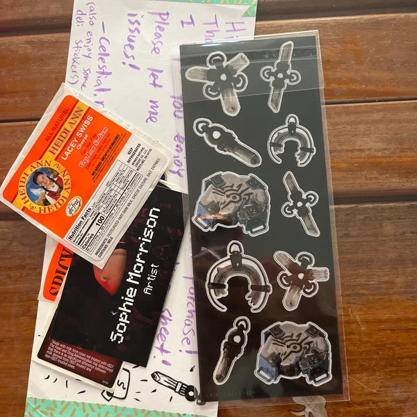 Mini Cryptid Field Guide Zine + Cryptid Stamp Stickers - Etsy