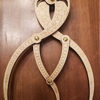 Golden Ratio Calipers Sacred Geometry Spiral Artist Tools - Etsy Canada