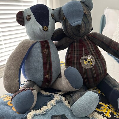 Memory Bear Pattern, Make Teddy Bear, Keepsake Bear Sewing Pattern - Etsy