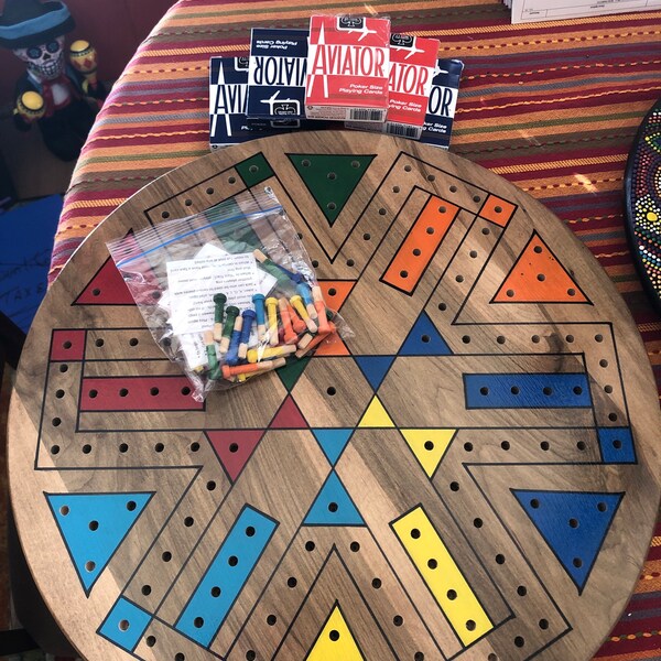 Fast Track (18" or 24") Maple (amishcountry) Game Board W/cards ...