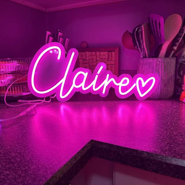 Neon Sign Anime Led Custom,anime Wall Art,anime Art,famliy Neon Sign ...