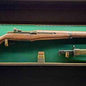 M1 GARAND DISPLAY CASE 48X12X4 - Etsy