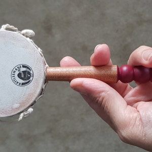 Hand Tambourine 3 Chime With Handle Indonesian Musical Instrument - Etsy